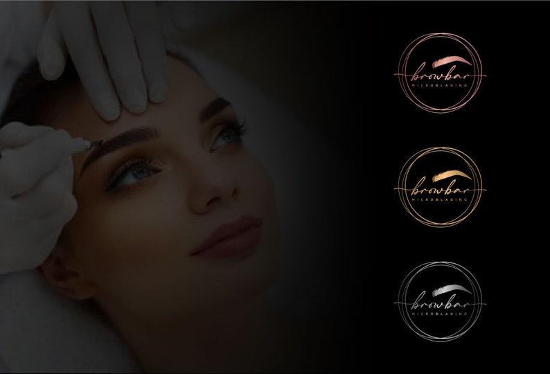 Microblading Logo, Brow Logo, Makeup Logo, Beauty Logo, Cosmetic Logo ...