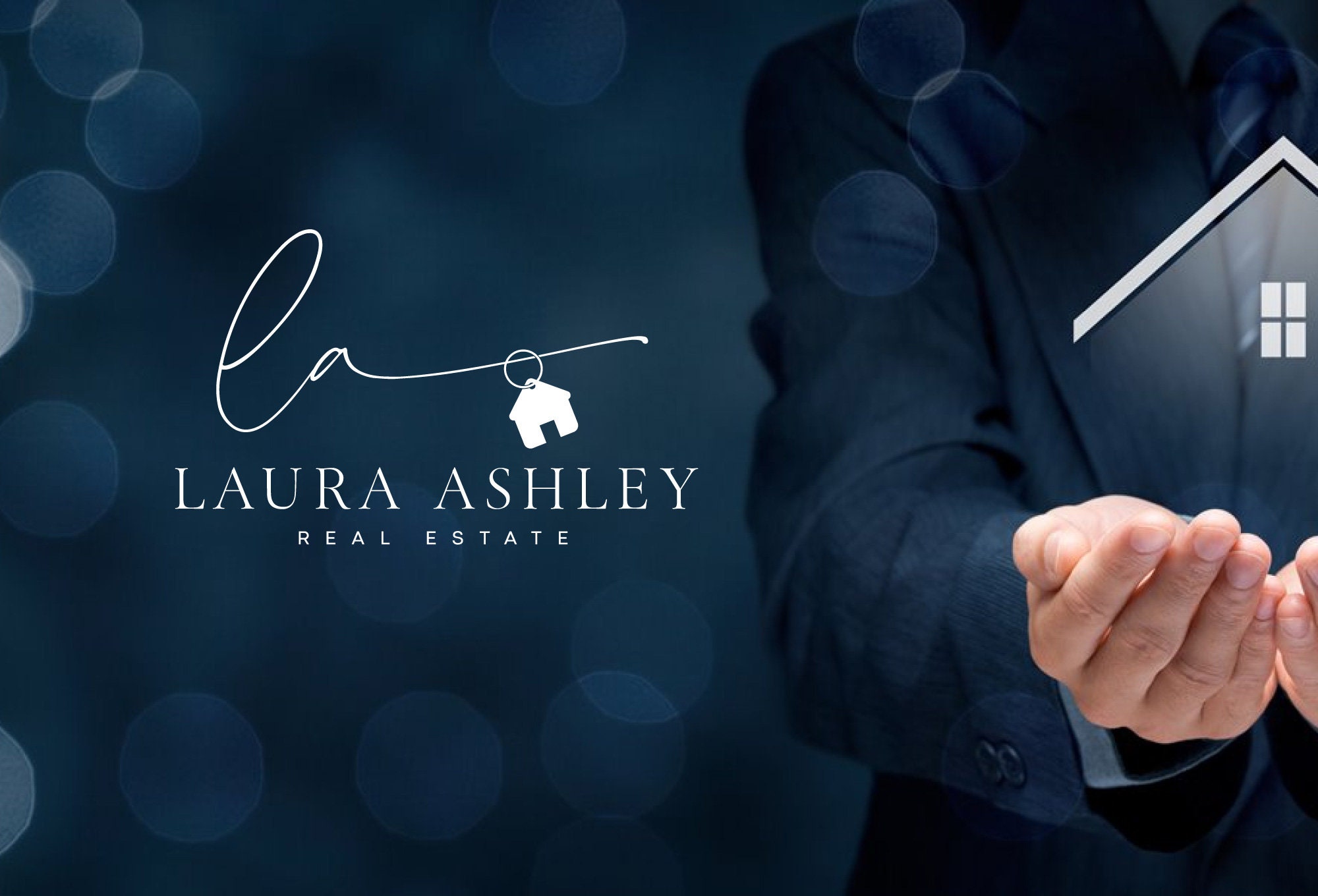 Real Estate Broker Logo, House Brand Logo - Etsy