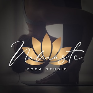 Yoga Logo Design Signature, Yoga Studio Logo, Yoga Watermark - Etsy