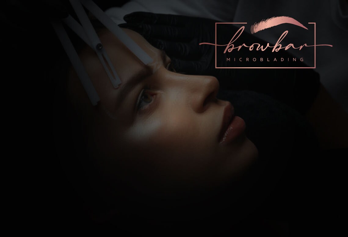 Microblading Logo, Brow Logo, Makeup Logo, Beauty Logo, Cosmetic Logo ...