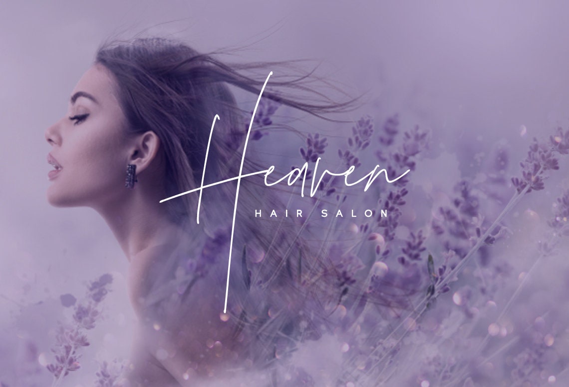 Hair Logo Design Signature, Hair Salon and Makeup Logo, Beauty Logo - Etsy