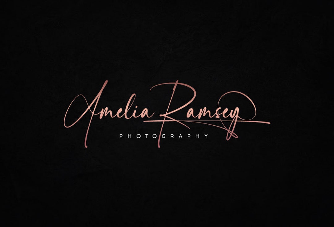 Photography Logo and Watermark Signature Logo Design Premade - Etsy