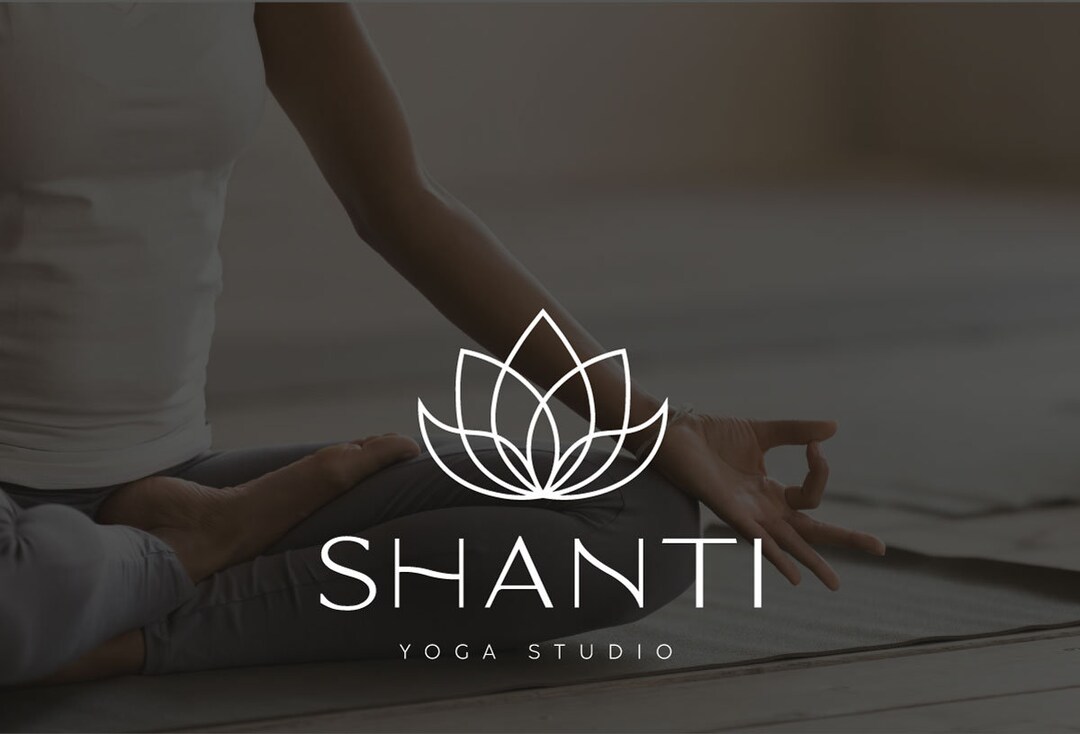 Yoga Logo Design Signature, Yoga Studio Logo, Yoga Watermark - Etsy