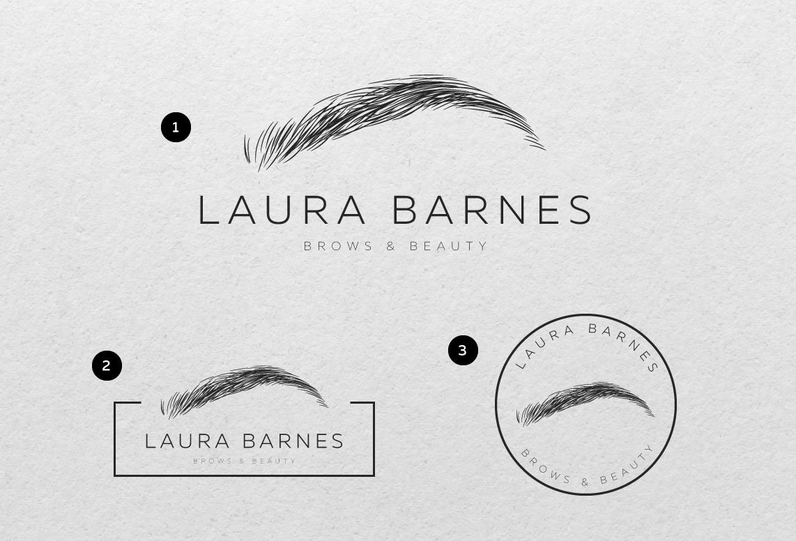 Microblading Logo, Brow Logo, Makeup Logo, Beauty Logo, Cosmetic Logo ...