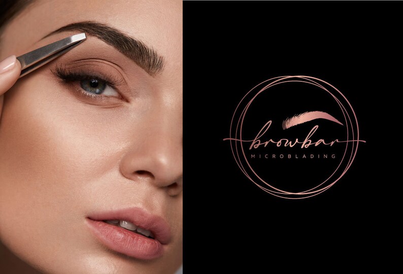 Microblading Logo, Brow Logo, Makeup Logo, Beauty Logo, Cosmetic Logo ...