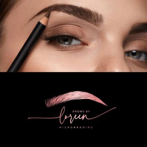 Microblading Logo Brow Logo Makeup Logo Beauty Logo - Etsy