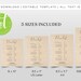 Editable Price List Template, Digital Price List, Salon Price List ...