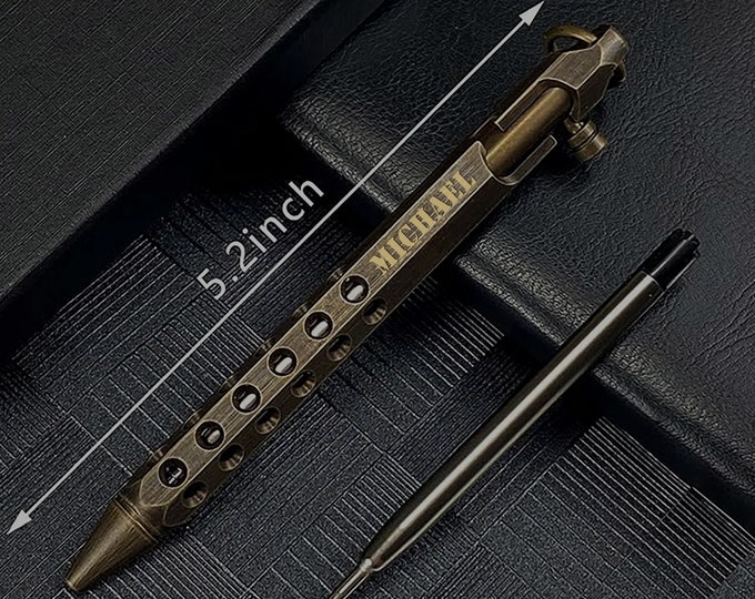 Personalized BOLT ACTION PEN Custom Pens Engraved Groomsmen Gifts for ...