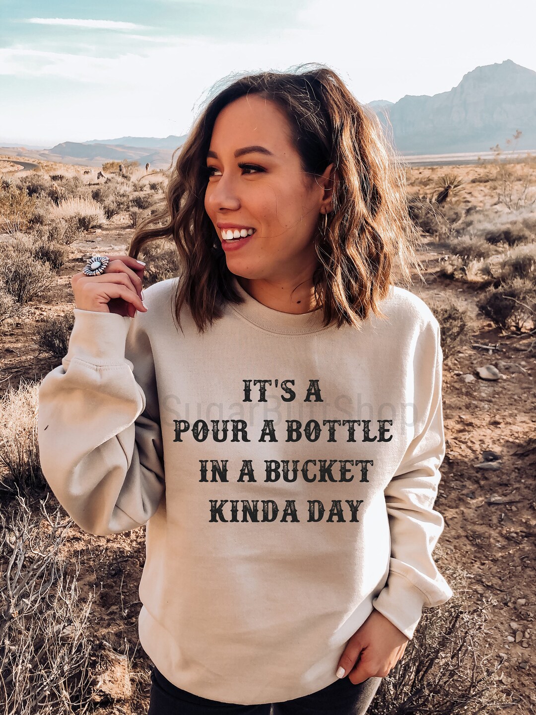 It's a Pour a Bottle in a Bucket Kinda Day Shirt /beth Dutton Tshirt ...