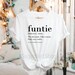 Funtie Definition Shirt Auntie Shirts Aunt T Shirt Best - Etsy