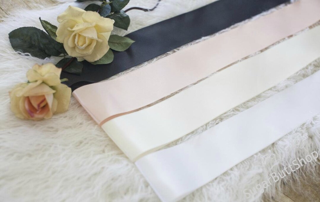 Personalized 4 Satin Sash for Wedding Showers, Bridal Showers, Birthday ...