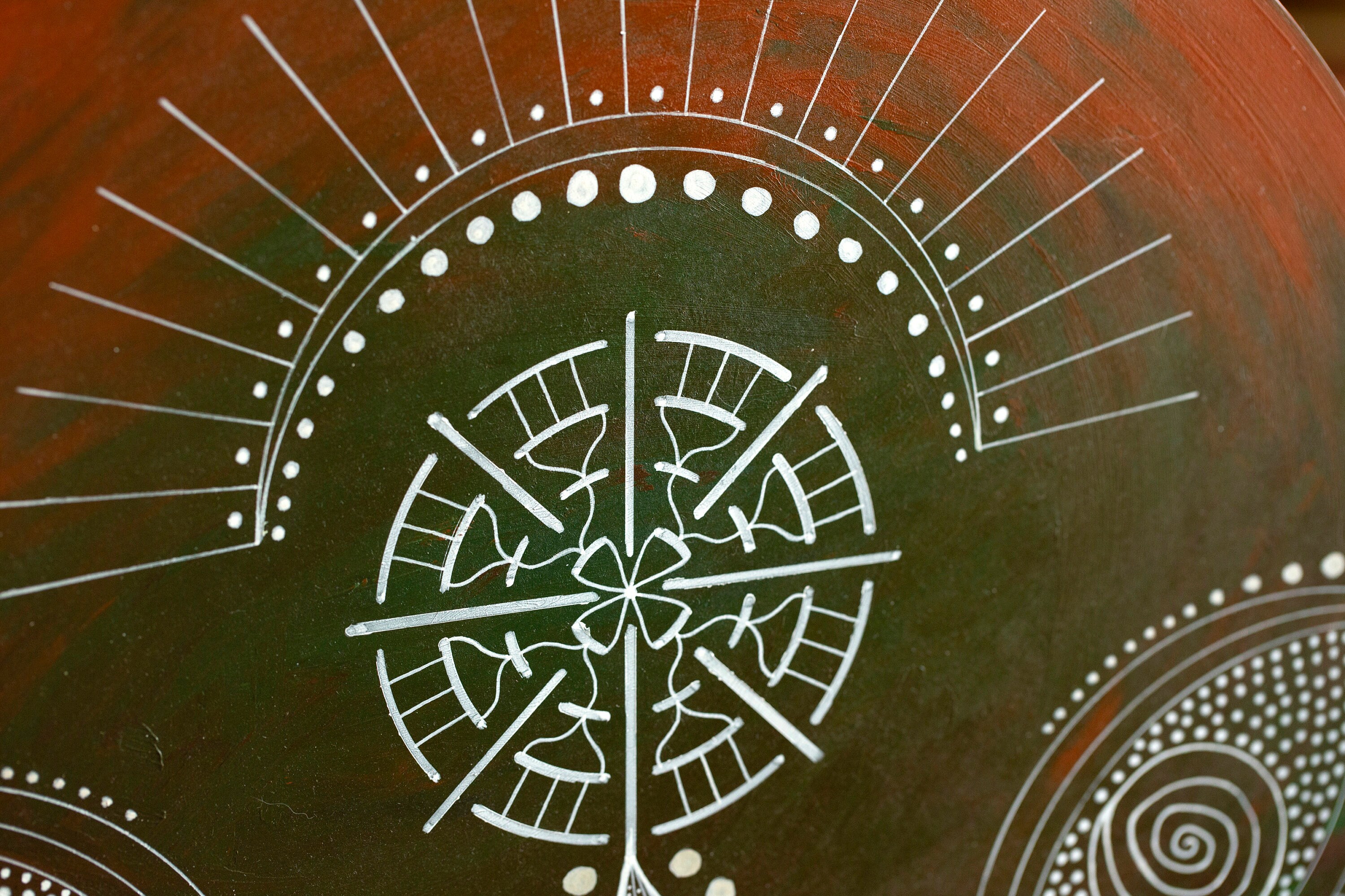 Special Intuitive Mandala Zentangle Design Handmade Bohemian - Etsy