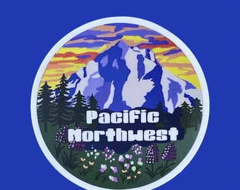 Pacific Northwest Car Decal - Etsy