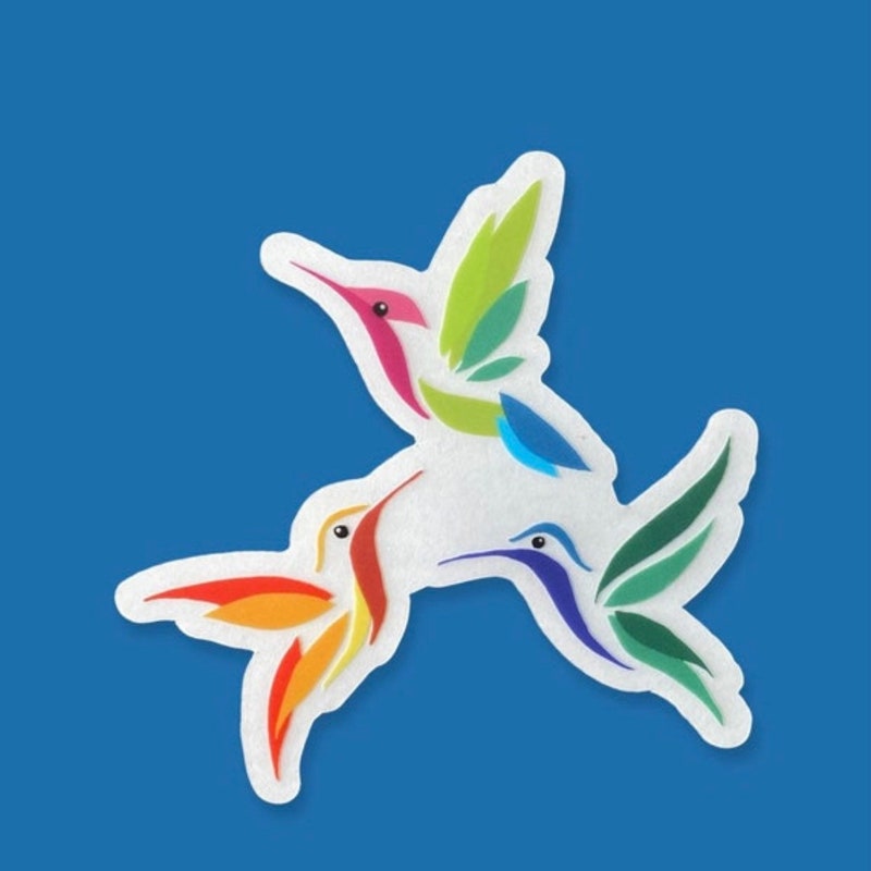Hummingbird Sticker - Etsy