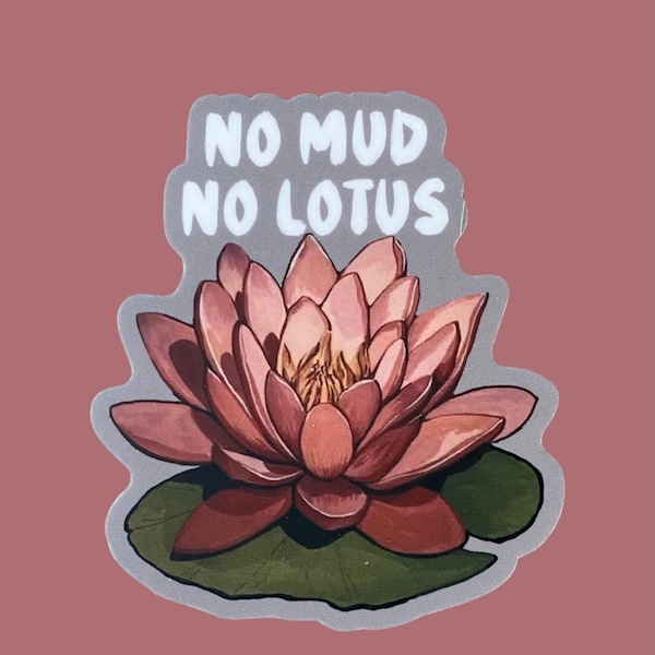 Custom Lotus Stickers - Etsy