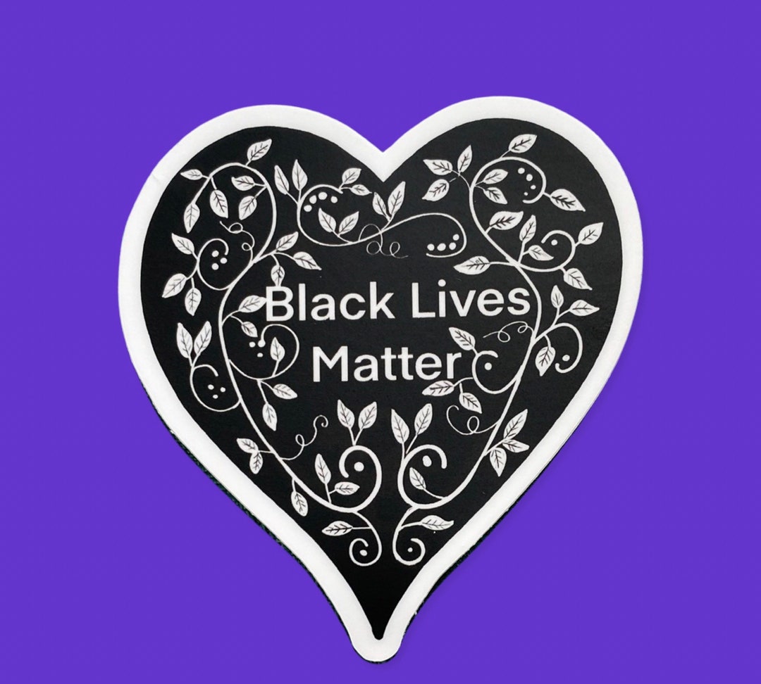 Beautiful Black Lives Matter Sticker | Waterproof Custom Vinyl Laptop ...