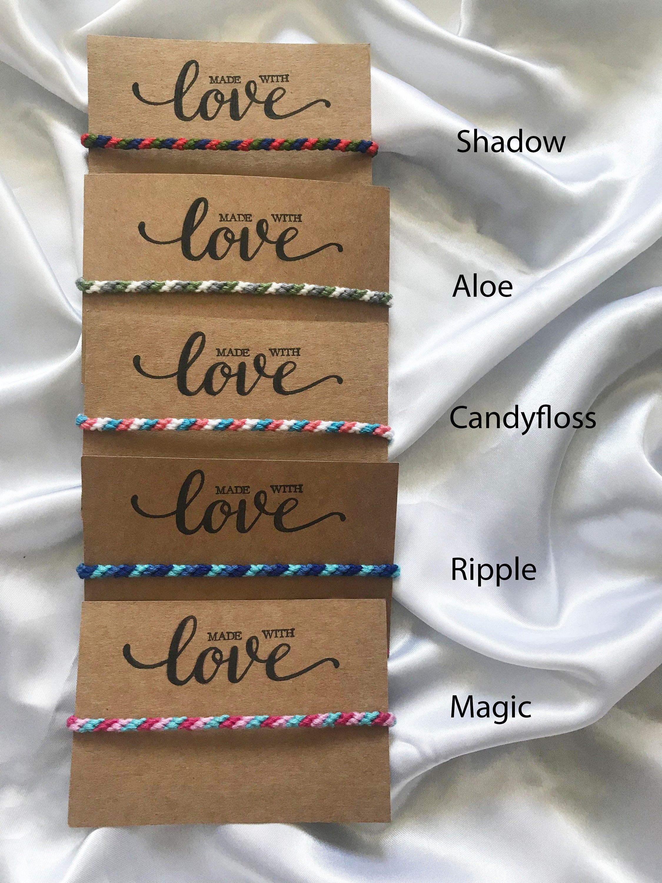 Woven Handmade Threaded Friendship Bracelets - Etsy