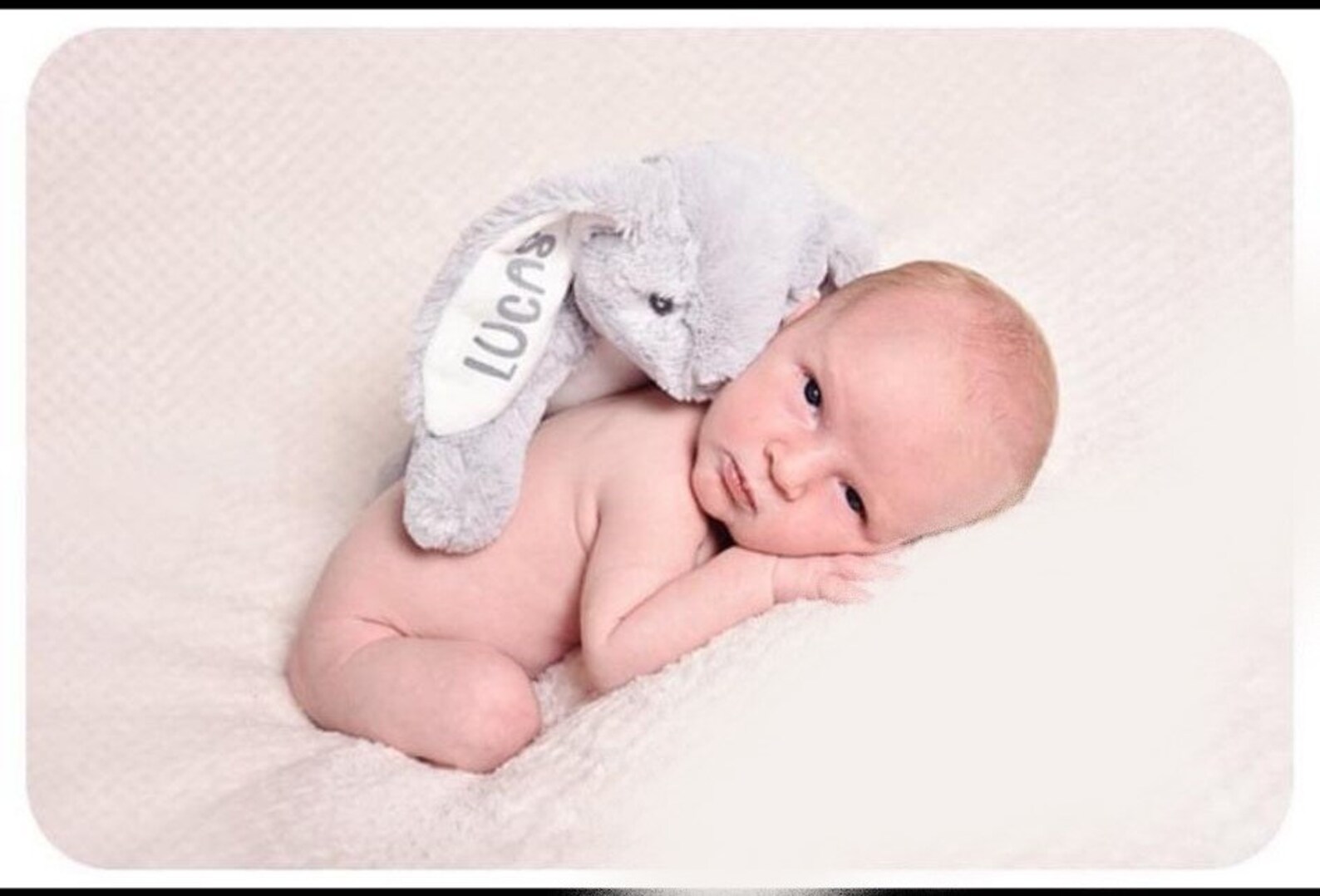 Personalised Bunny, Newborn Baby Teddy, My First Bear, Custom Teddies ...