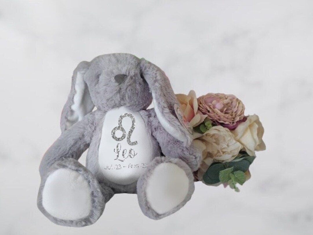 Personalised Star Sign Teddy, Birthday Gift, Leo Bear, Celestial ...
