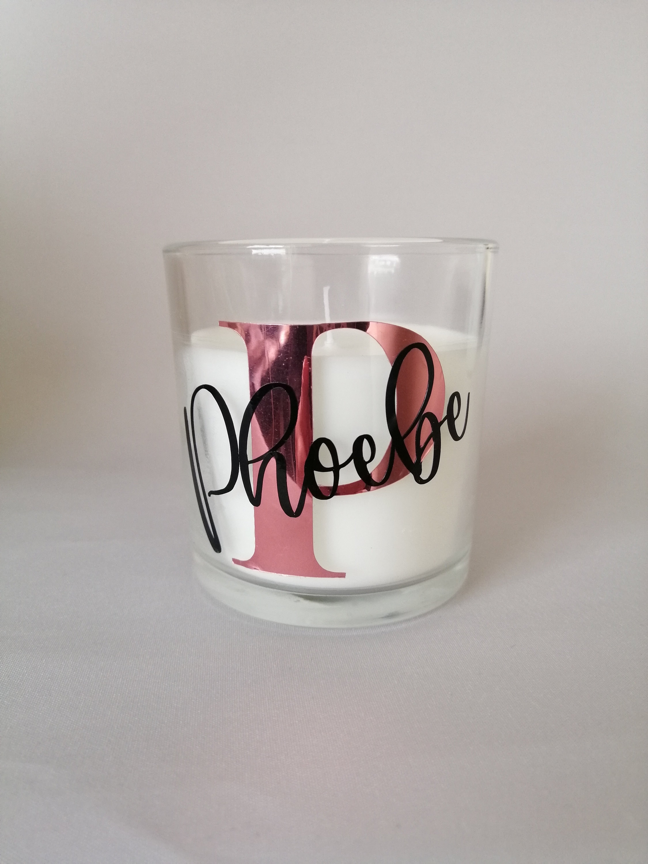Personalised Candle Name Candle Special Gift Monogram - Etsy UK