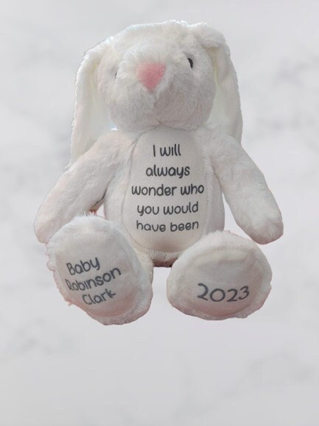 Miscarriage Memorial Gift Bear, Condolence Wishes, Wave of Light Teddy ...