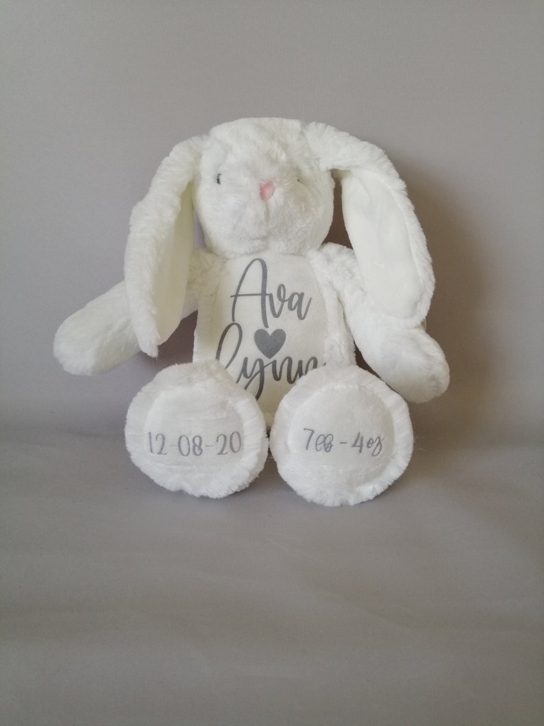 Personalised Teddy Plush Soft Toy Customised Baby Gift My - Etsy UK