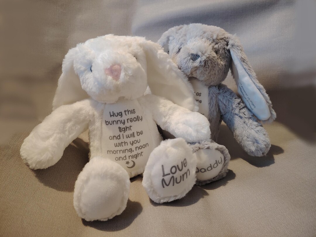 Personalized Children's Memorial Comforter Bear With Heartfelt Poem ...