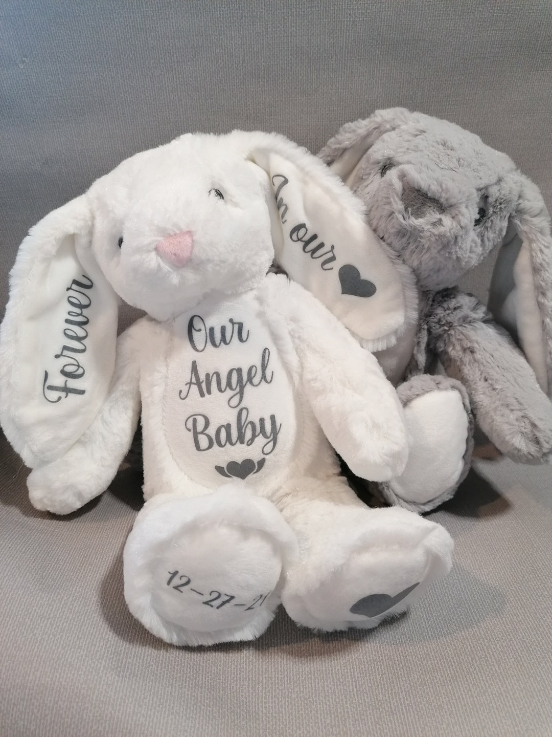 Personalised Baby Loss Memorial Bear, Angel Baby Keepsake, Miscarriage ...
