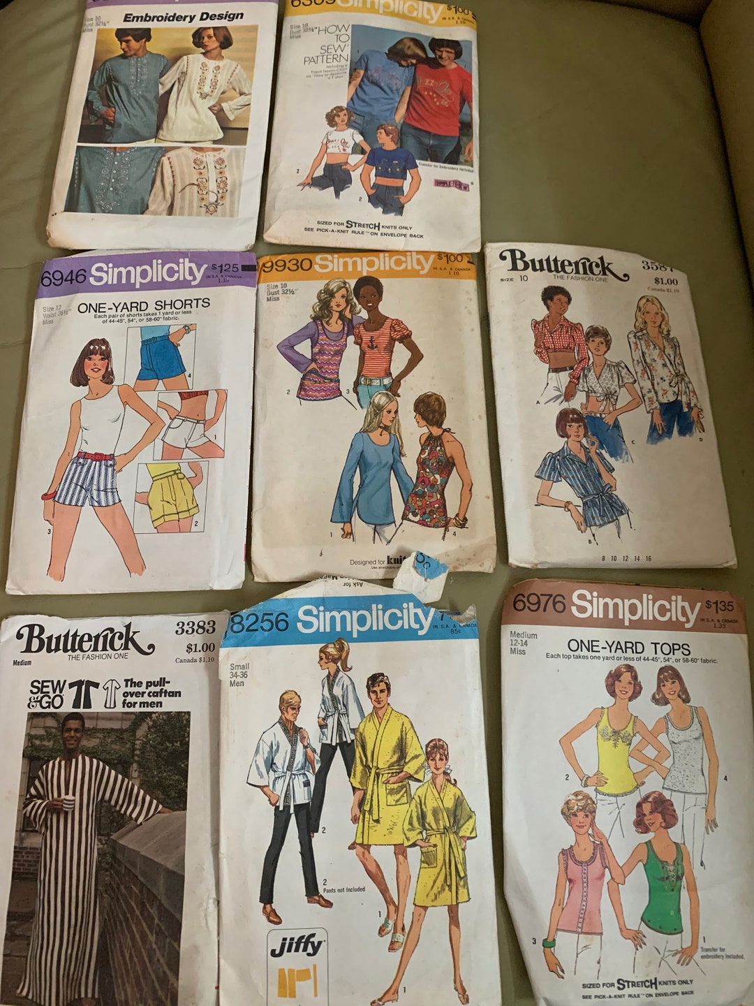 1970s Vintage Sewing Patterns Separates for Men and Women - Etsy