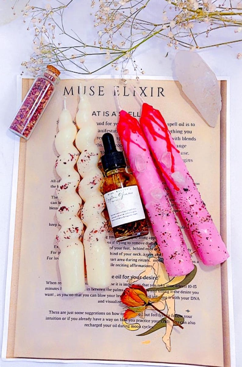 Glamour Spell Kit + Beauty Ritual + Glamour Magick + Glamour Oil ...