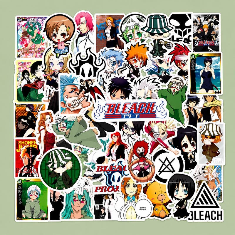 Bleach Anime Decals - Etsy