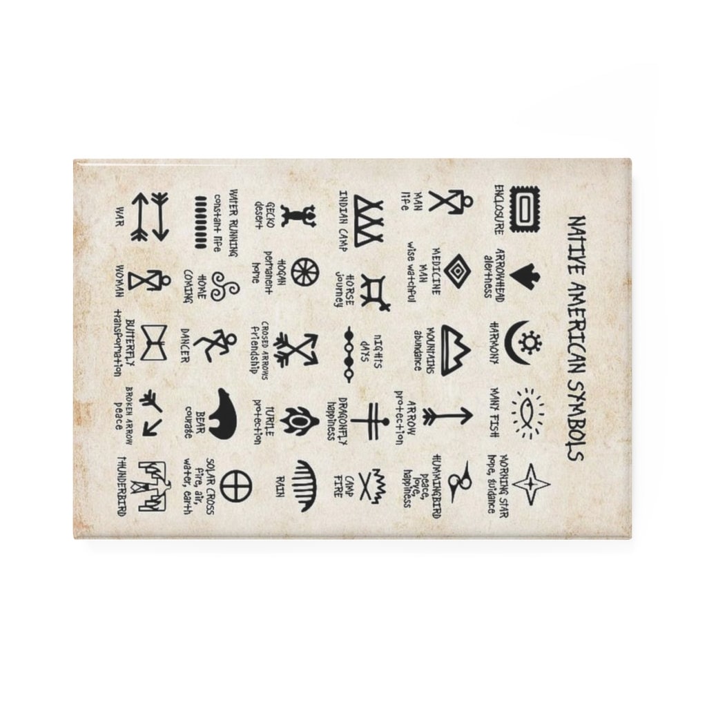 Native American Broken Arrow Symbol