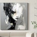 Large Faceless Portrait Painting Abstract Lady Painting Woman Face ...