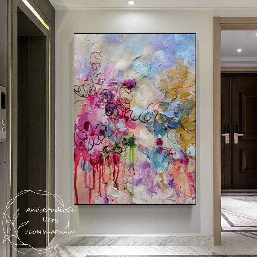 Modern Graffiti Style Painting Original Abstract Colorful Graffiti ...
