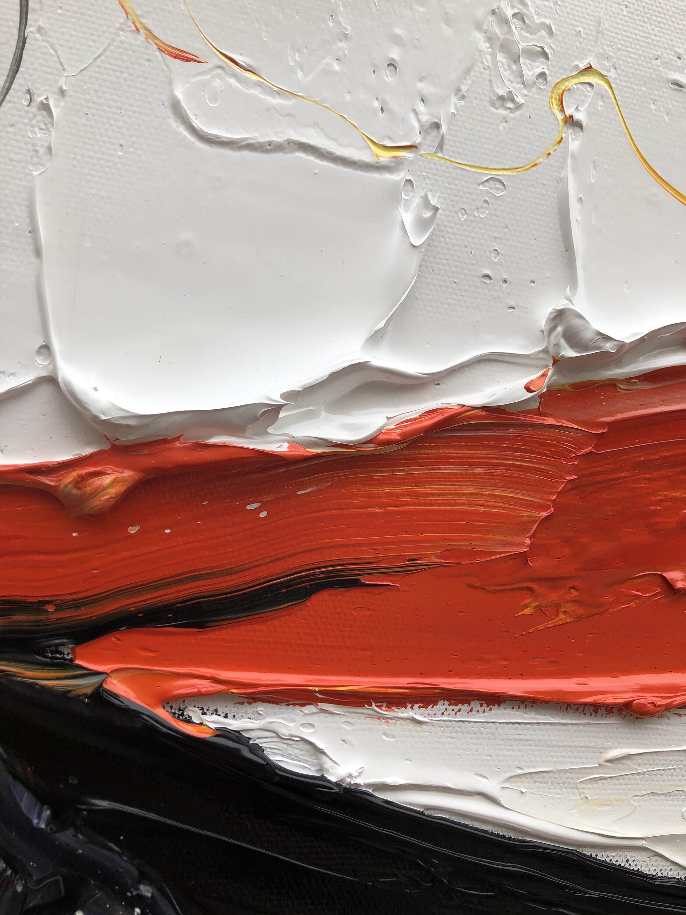 Large Original White Abstract Painting Oversize Abstract | Etsy