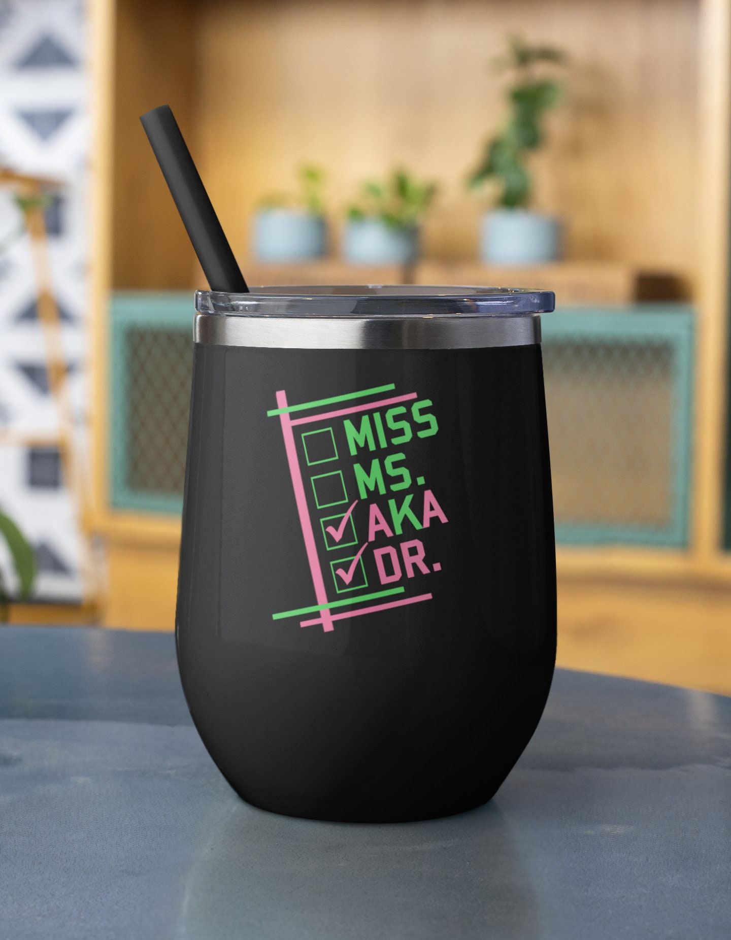 Miss Ms AKA Dr. 12oz Wine Glass, Aka Sorority, New Doctor, Doctor ...