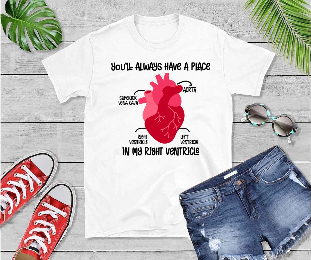 Funny Medical T-shirt - Anatomical Heart Tee - Medical Student ...