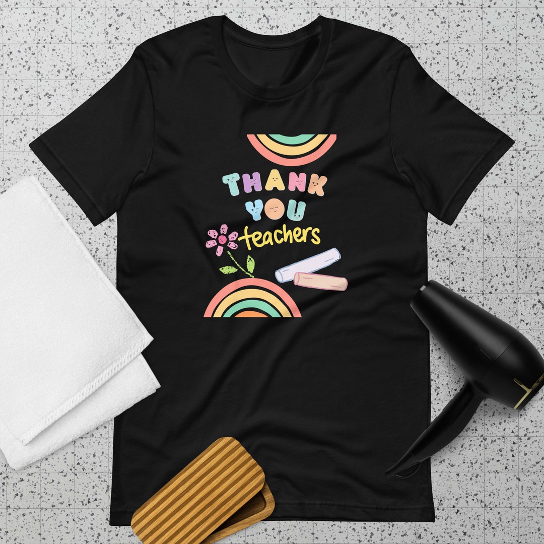 Thank You Teachers Tee, Substitute Teacher, Teacher Era Shirt, Teacher ...