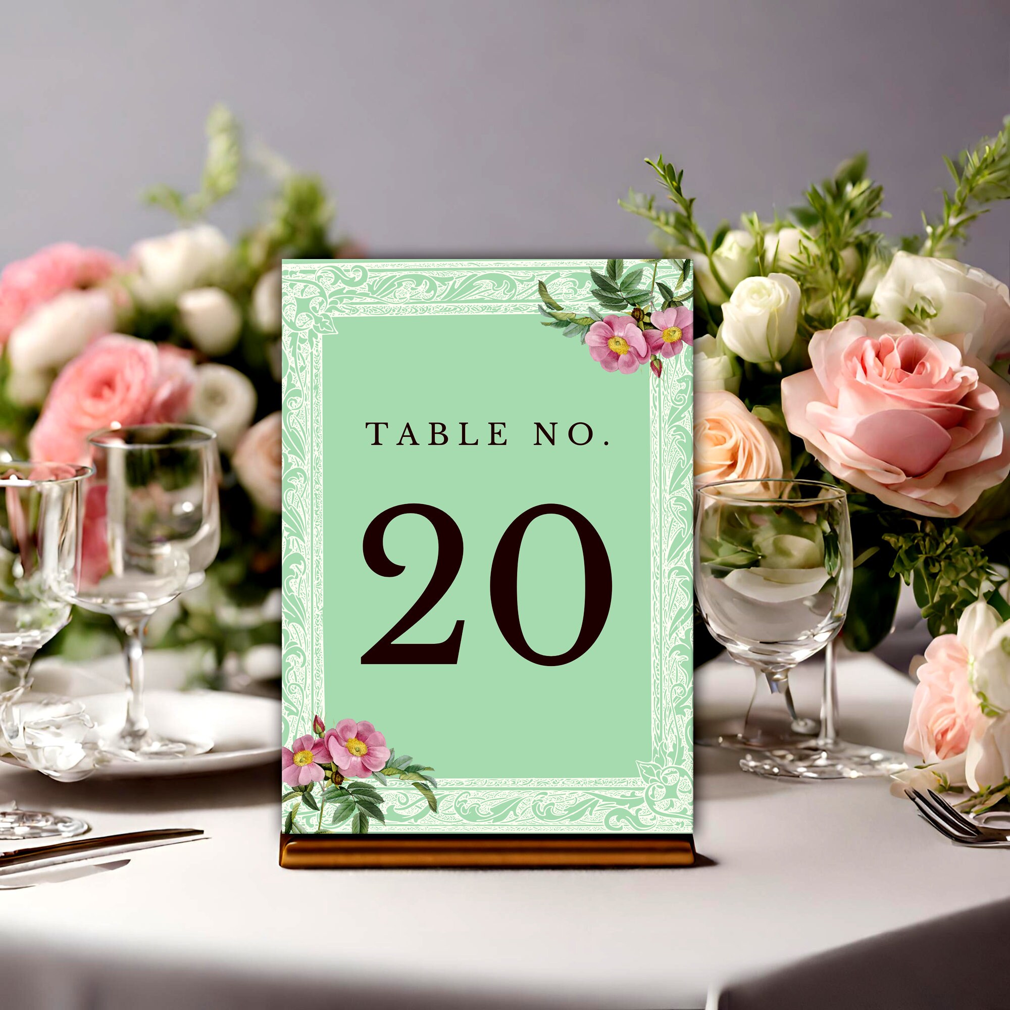 Printable Table Numbers Birthday Table Numbers Birthday - Etsy