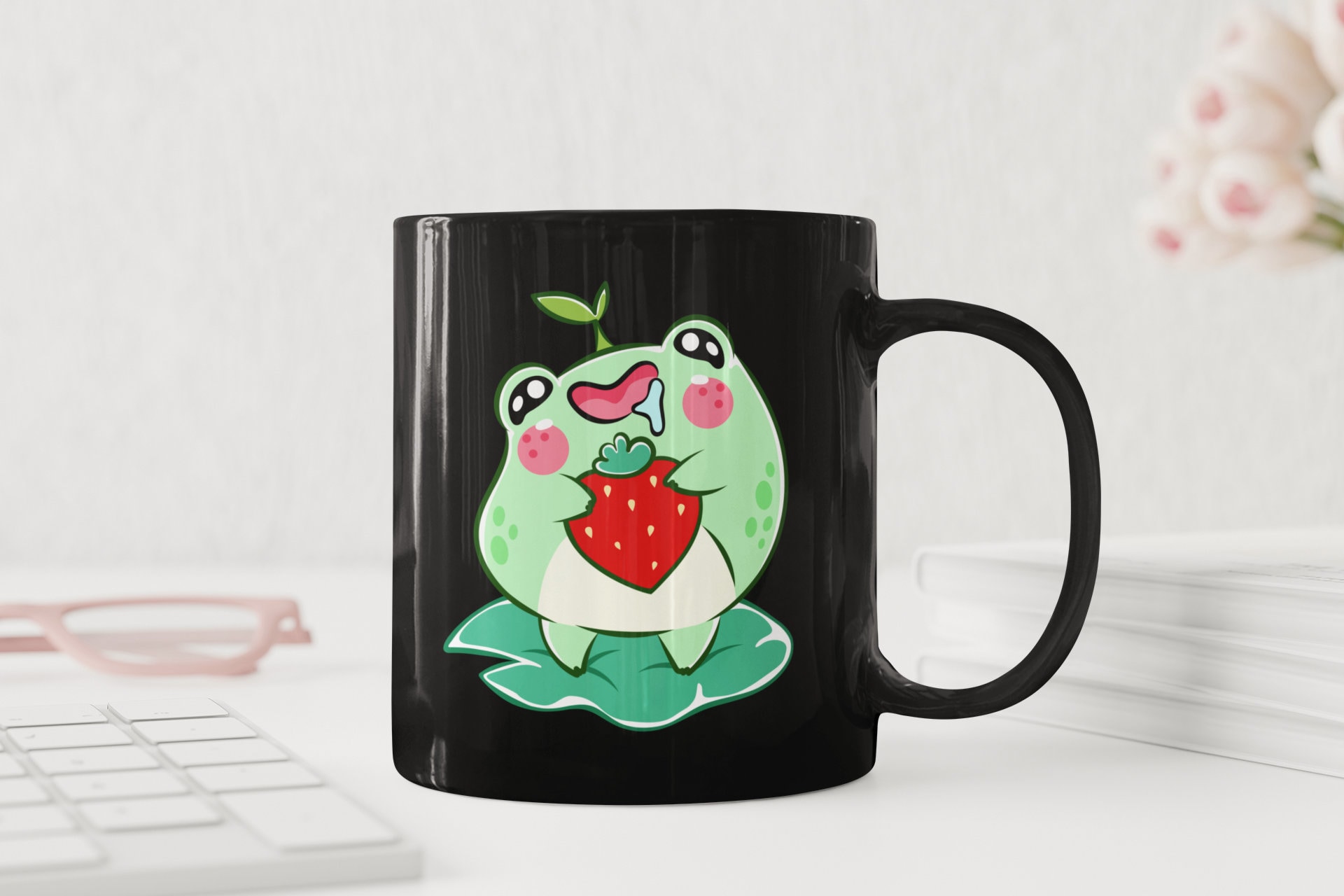 Cute Cottagecore Frog Frog Lover's Gift Frog Coffee - Etsy