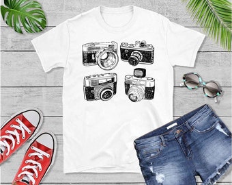 Camera T Shirt - Etsy
