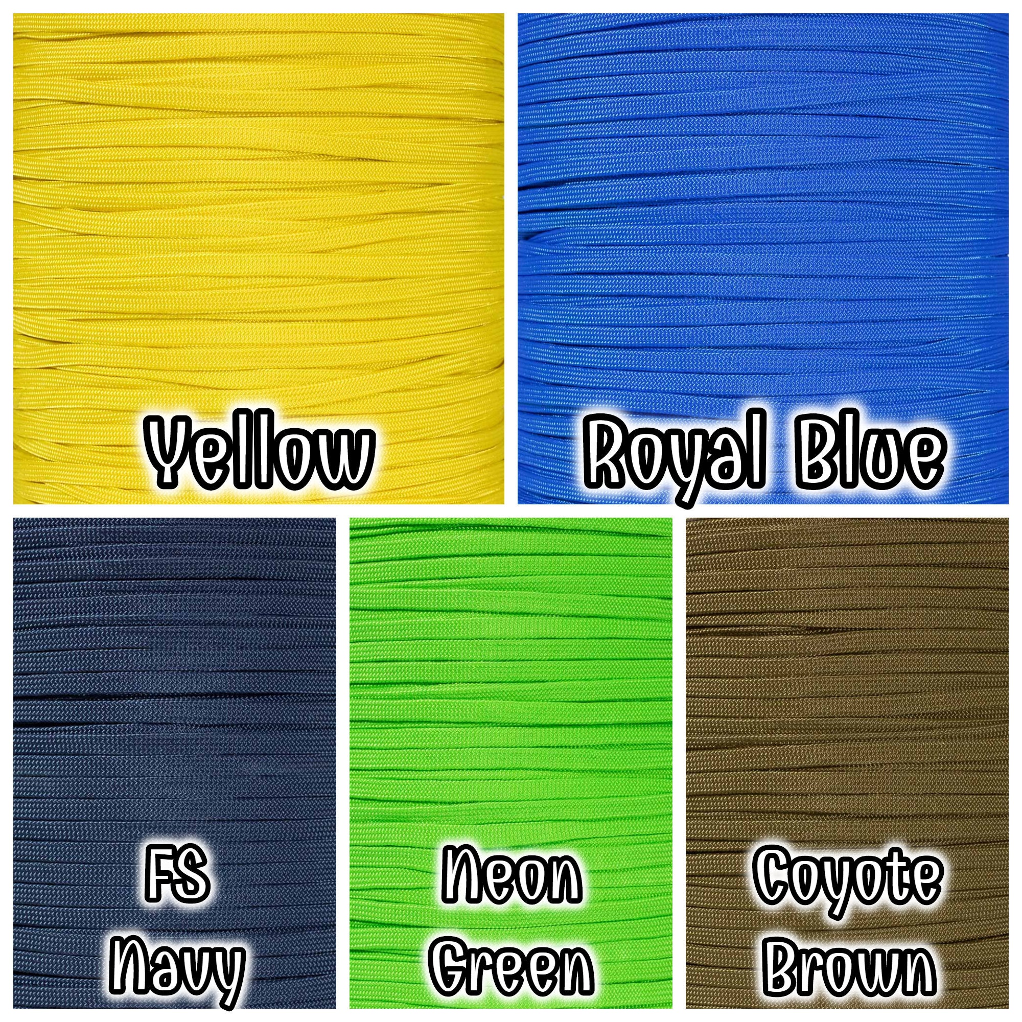 650 Coreless Paracord Various Colors and Lengths Paracord | Etsy