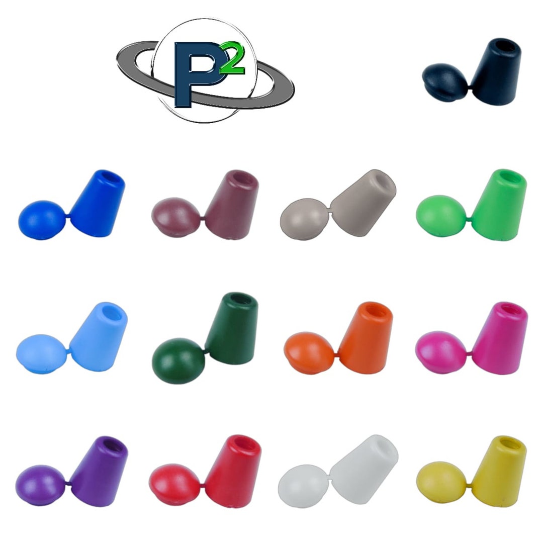 Mellow Toned Bell Stopper End Locks – Plastic Colored Toggles ...