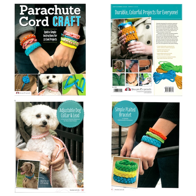 Paracord Crafting Books – Instructional Cord Crafts – Parachute Cord ...