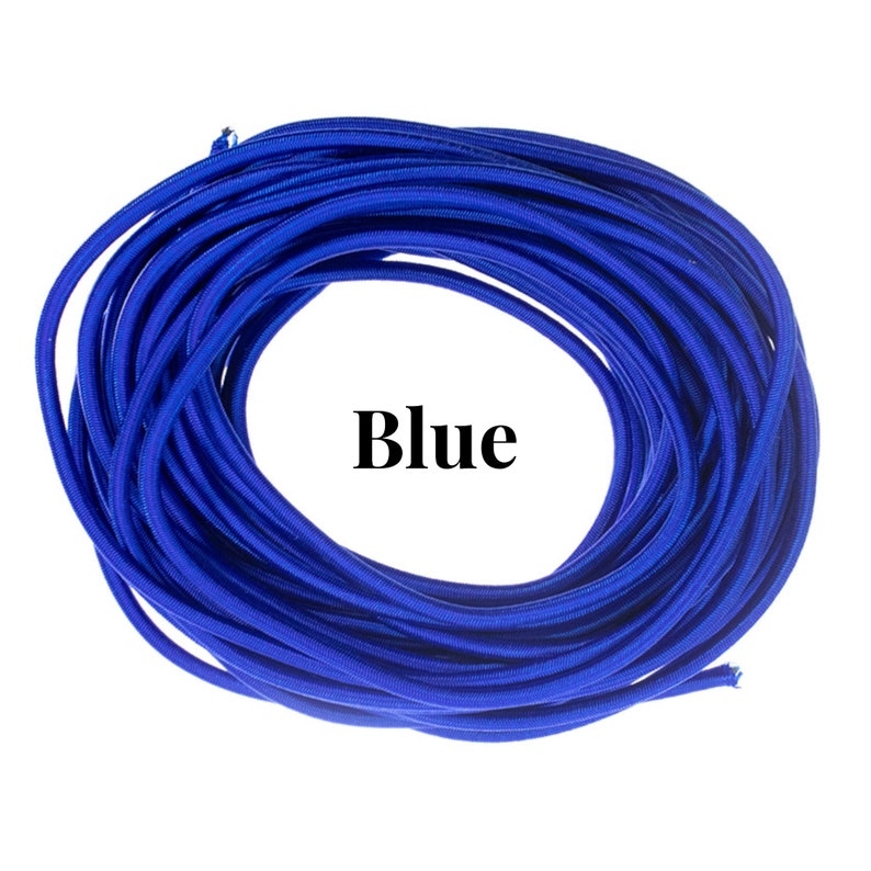 2.5mm Shock Cord Primary Colored Cord With Various Lengths - Etsy