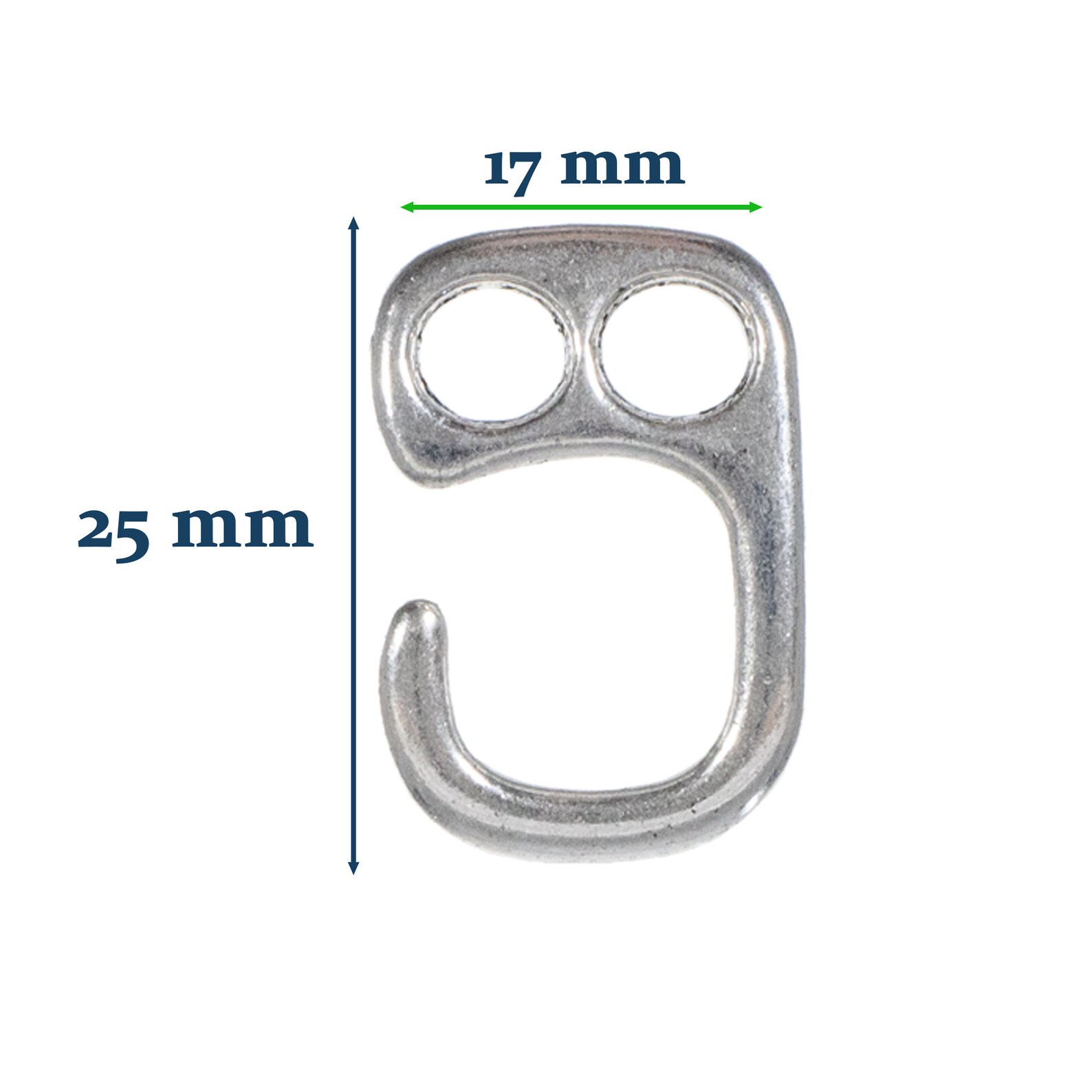 2 Hole Hook Clasps Bronze & Silver Bracelet Hooks Jewelry - Etsy