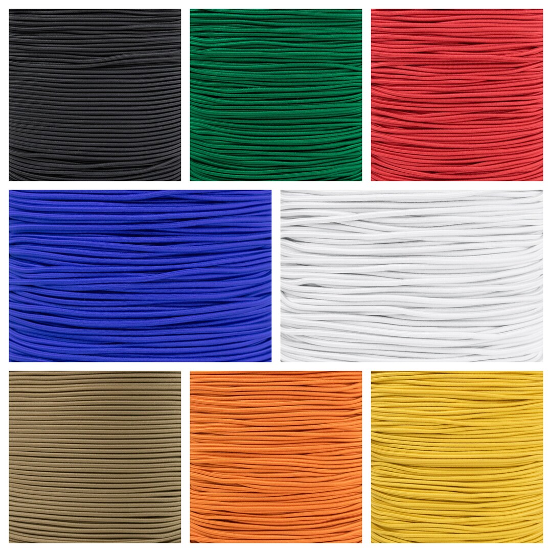 2.5mm Shock Cord – Primary Colored Cord With Various Lengths – Elastic ...