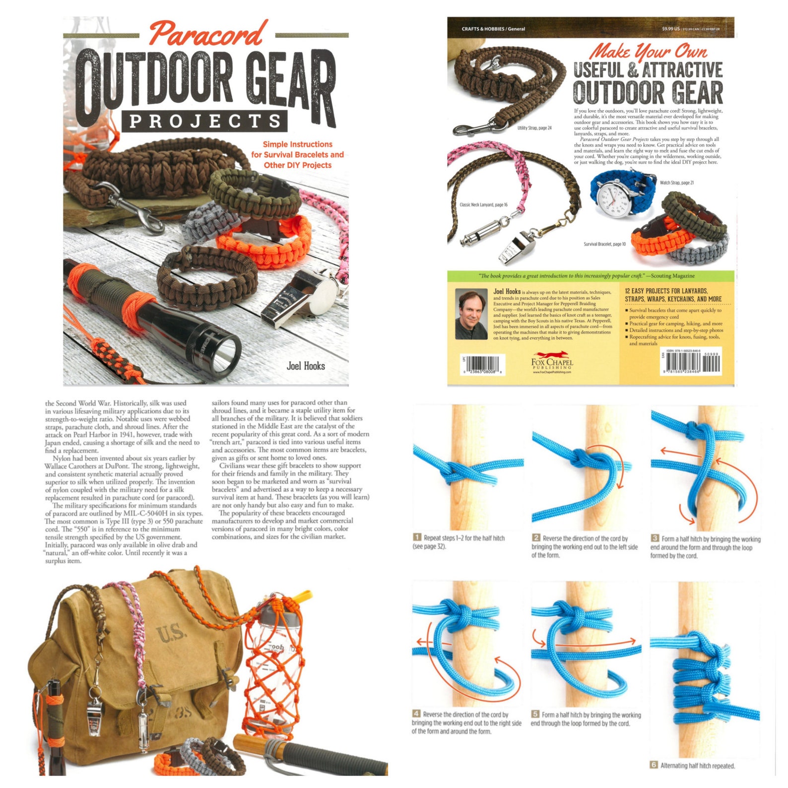 Paracord Crafting Books – Instructional Cord Crafts – Parachute Cord ...