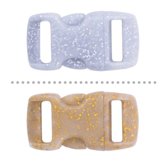 3/8-inch Glitter Buckles Curved Plastic Buckles Paracord | Etsy