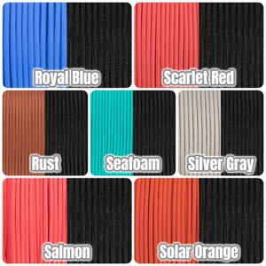 Custom Paracord Bracelets – Cobra Weave Two Colors – 550 Colorful Cord ...
